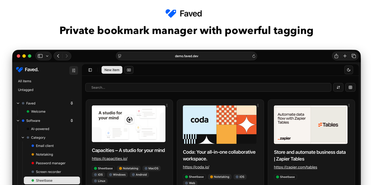 Faved Cloud Waitlist | Faved - Organize Your Bookmarks
